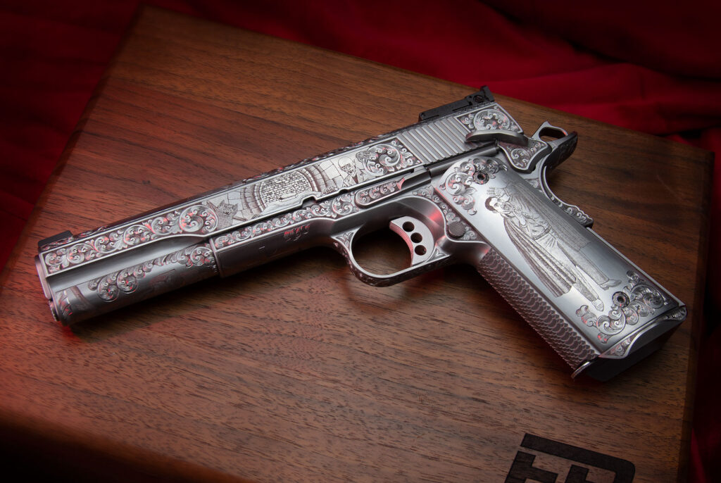 Hand Engraved VAMPIRE LS10 1911 | Ed Brown Products