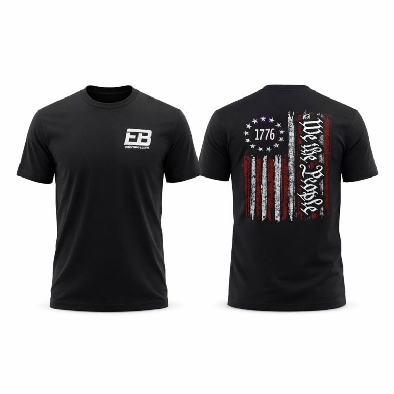 T-Shirt, We The People 1776 Black | Ed Brown Products